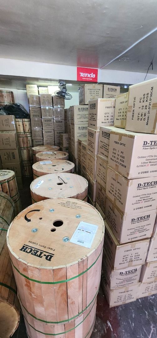 D-TECH FTTH Drop Cable and Mini Figure 8 Cable Galvanized Fiber Optic ...