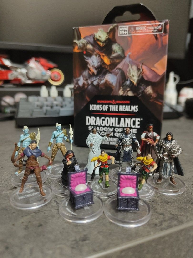 Dungeons & Dragons Dragonlance Shadow of Dragon Queen Miniatures D&D ...