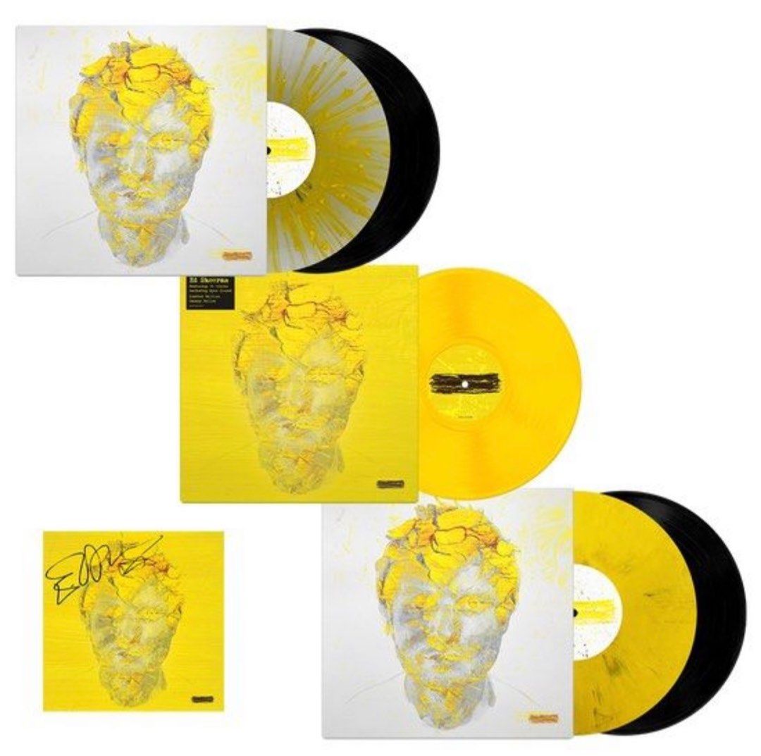 (Only 2 sets available) Ed Sheeran Subtract Vinyl Bundle (Includes Signed Artcard) - Limited ...