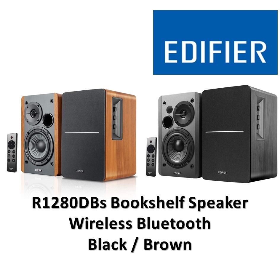 Edifier R1280DBs Bluetooth Bookshelf Speakers - Optical Input - 2.0 ...