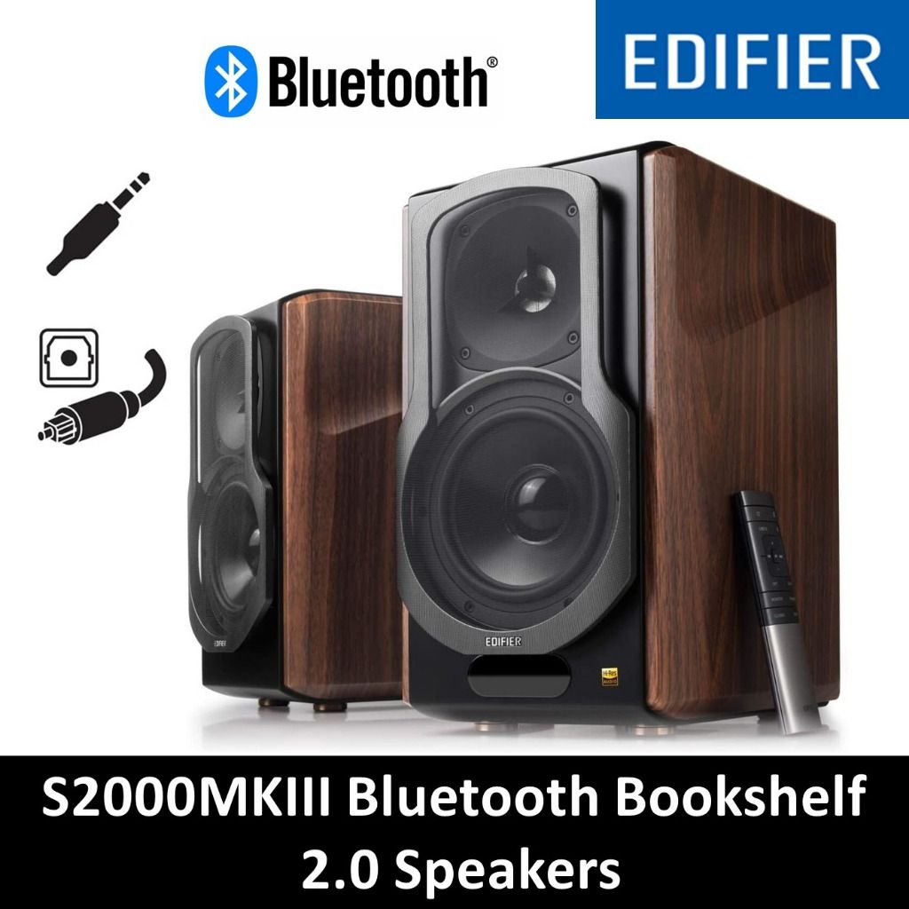 Edifier S2000MKIII Powered Bluetooth Bookshelf 2.0 Speakers, Audio, Soundbars, Speakers ...