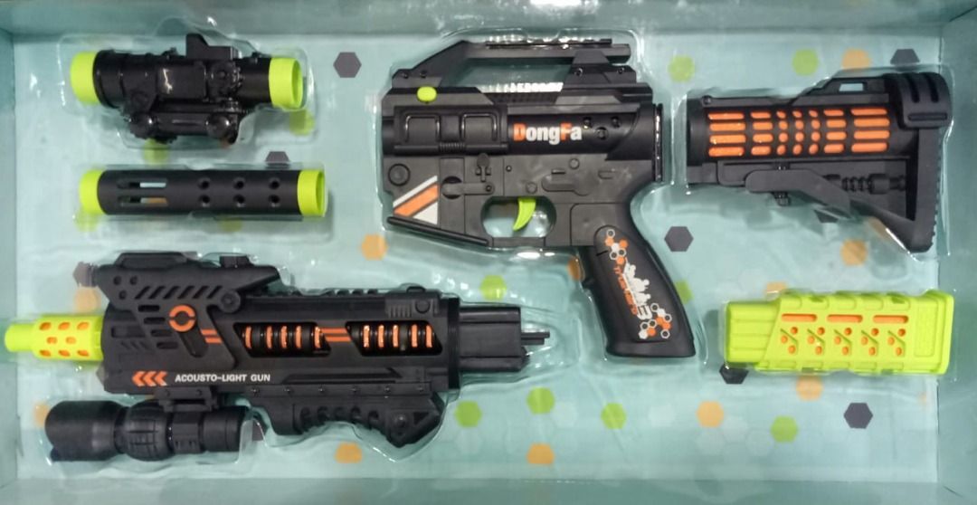 Electronic Toy Gun With Colorful Light and Sound Electric Luminous Gun ...