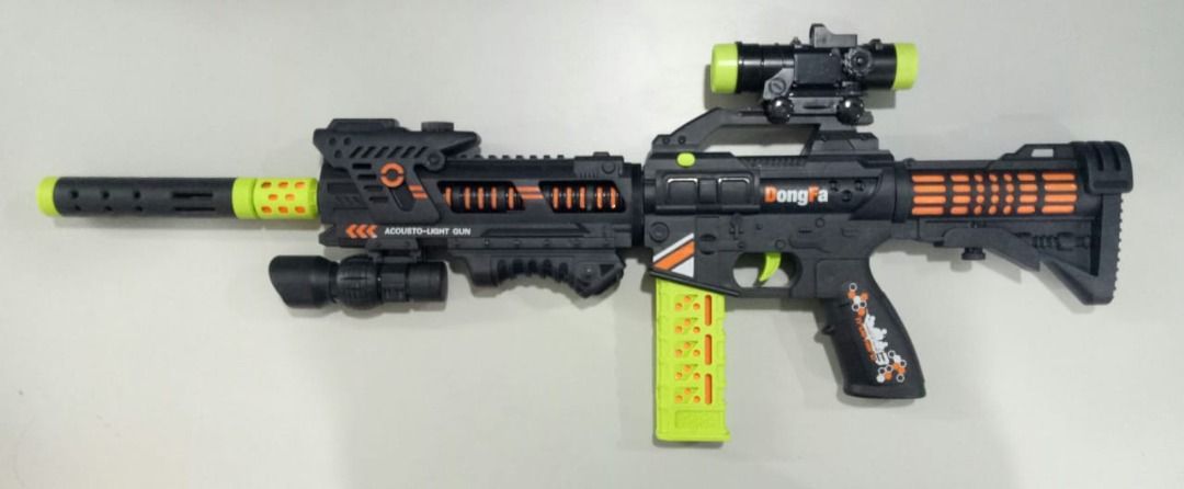 Electronic Toy Gun With Colorful Light and Sound Electric Luminous Gun ...