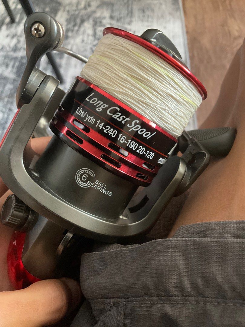 FISHPERSON LONG CASTING SPOOL, Sports Equipment, Fishing on Carousell