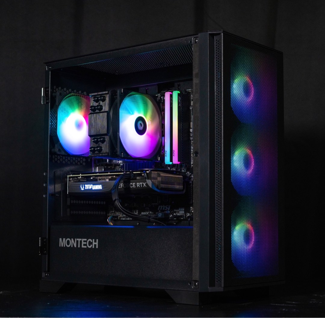 8.8 EXTEND 4060 TI FULL BUILD + Ryzen 5 5600x gaming pc custom pc pc ...