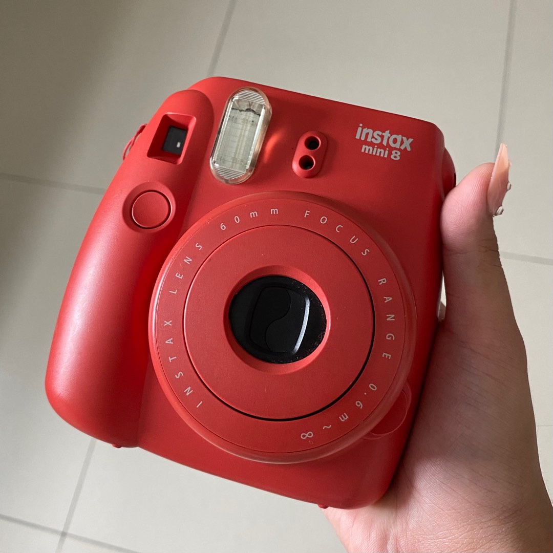 Fujifilm Instax Mini 8 Red Rasperry on Carousell