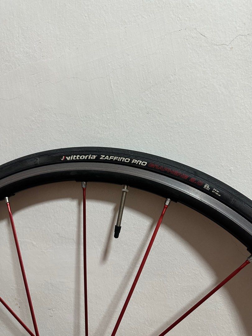 Fulcrum Racing Zero Red Front Wheel, Sports Equipment, Bicycles & Parts ...