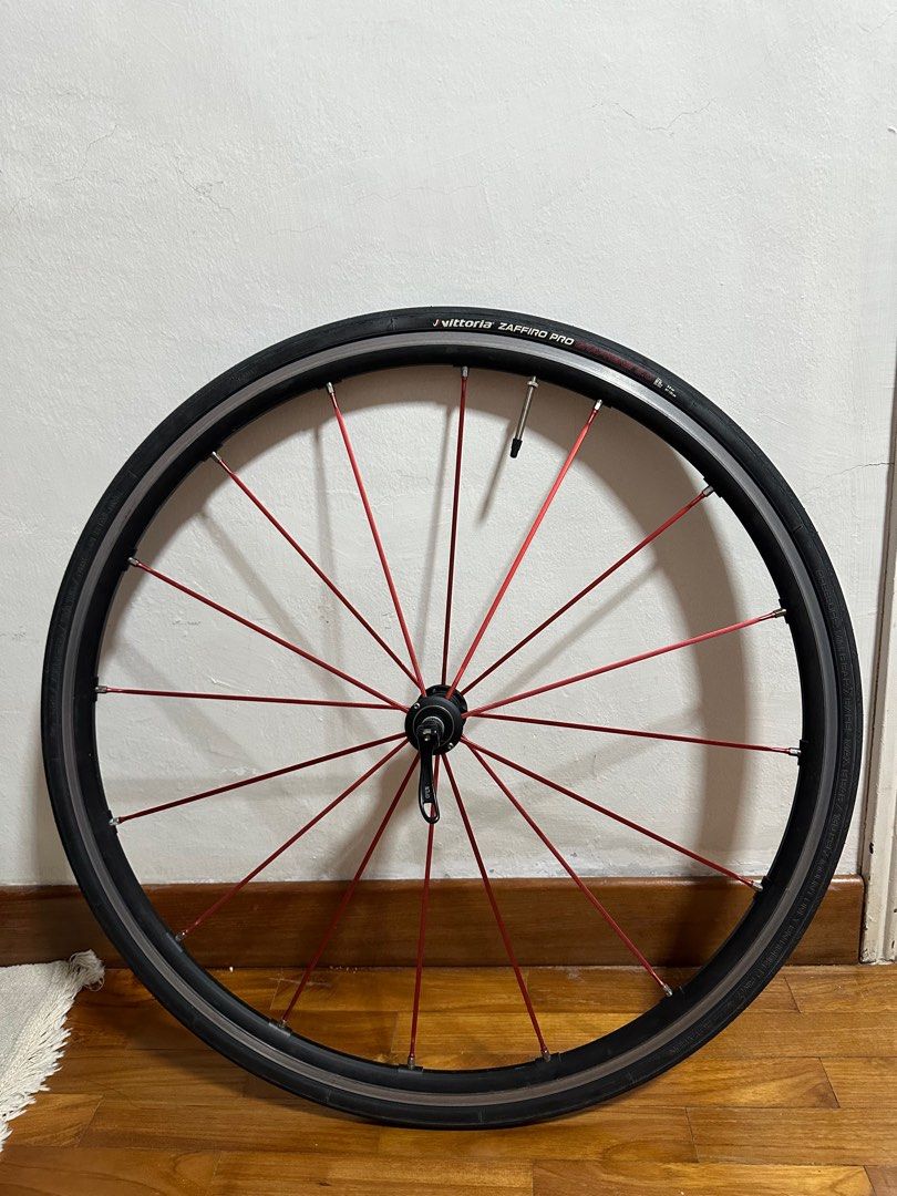 Fulcrum Racing Zero Red Front Wheel, Sports Equipment, Bicycles & Parts ...