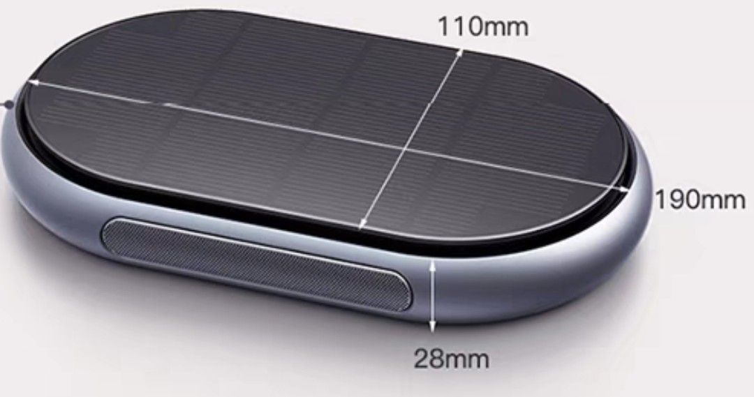 Fully Solar Powered Car Air Purifier, Car Accessories, Accessories on ...