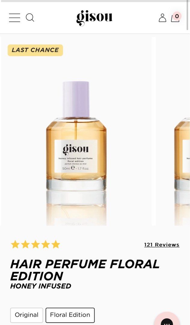 Gisou Limited Edition Hair Perfume Floral Edition, Beauty & Personal ...