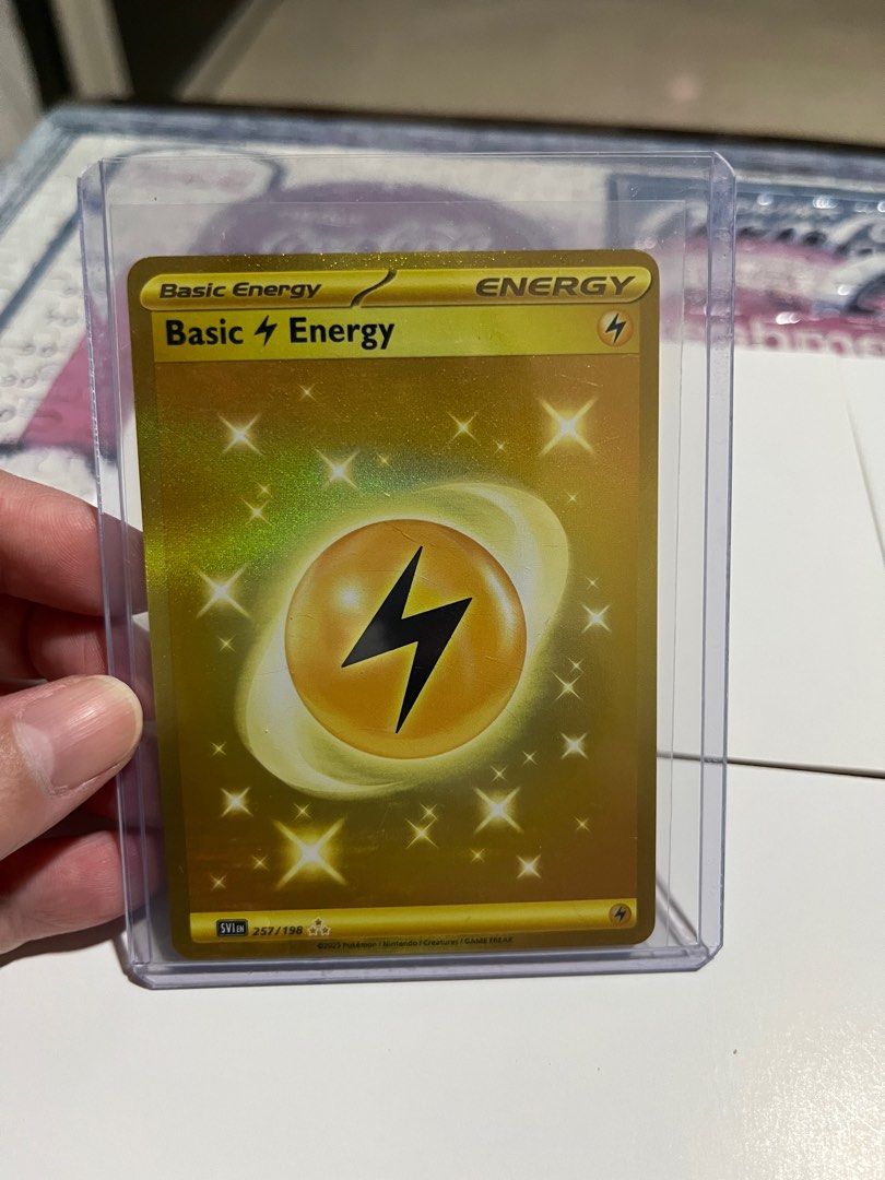 Gold Energy Card, Hobbies & Toys, Toys & Games on Carousell