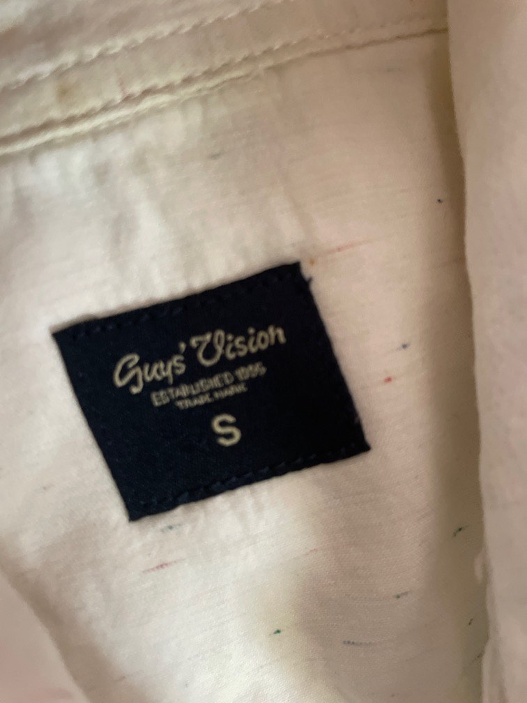 Guys Vision in White Formal Shirt, Men's Fashion, Tops & Sets, Formal ...