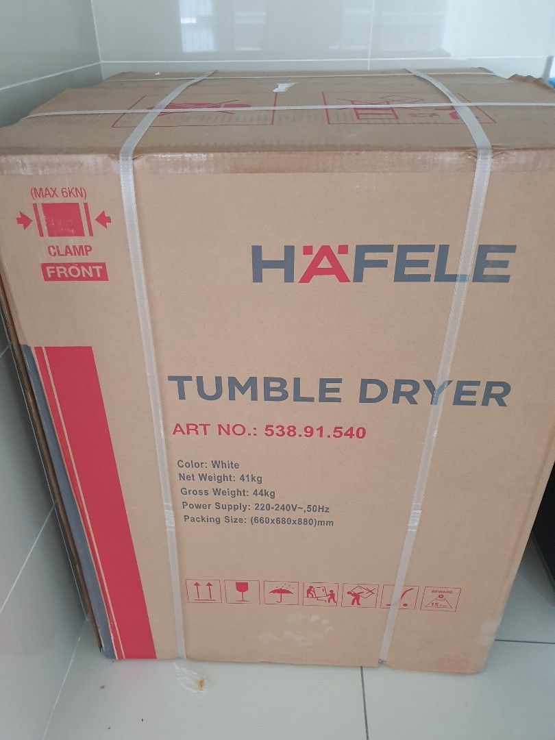 Hafele Dryer 8kg, TV & Home Appliances, Washing Machines and Dryers on ...