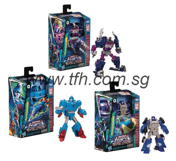 Hasbro Transformers Generations Legacy Evolution - Deluxe Wave 6 - Set of 3 (Autobot Devcon ...