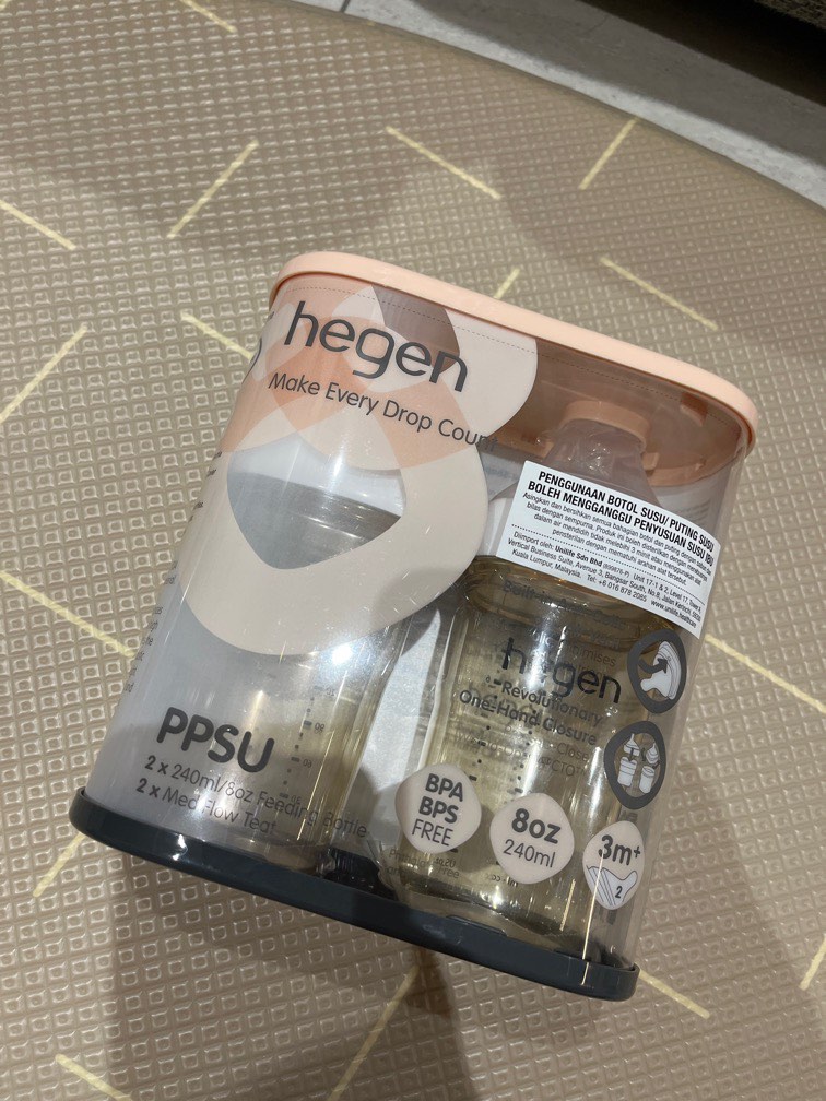 Hegen Bottle 240ml, Babies & Kids, Nursing & Feeding, Breastfeeding ...