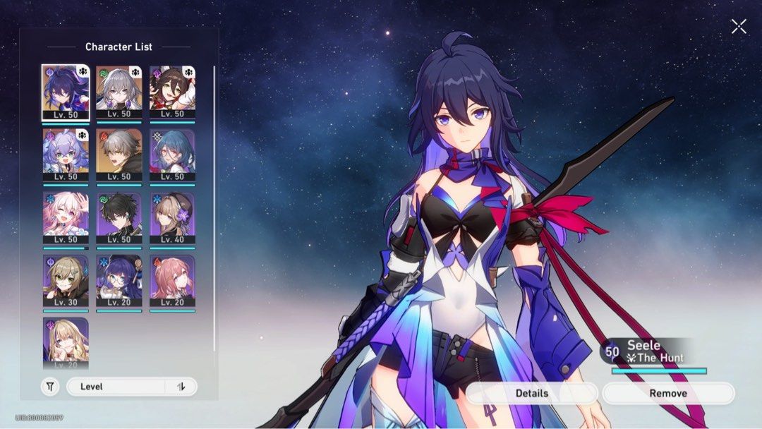 Honkai Star Rail Asia | Good UID and Combo Midgame TL 37 | Seele ...