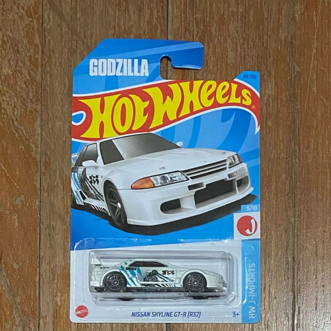 Hot Wheels Godzilla Nissan Skyline GT-R [R32] GTR R32 GTR32 Mainline ...