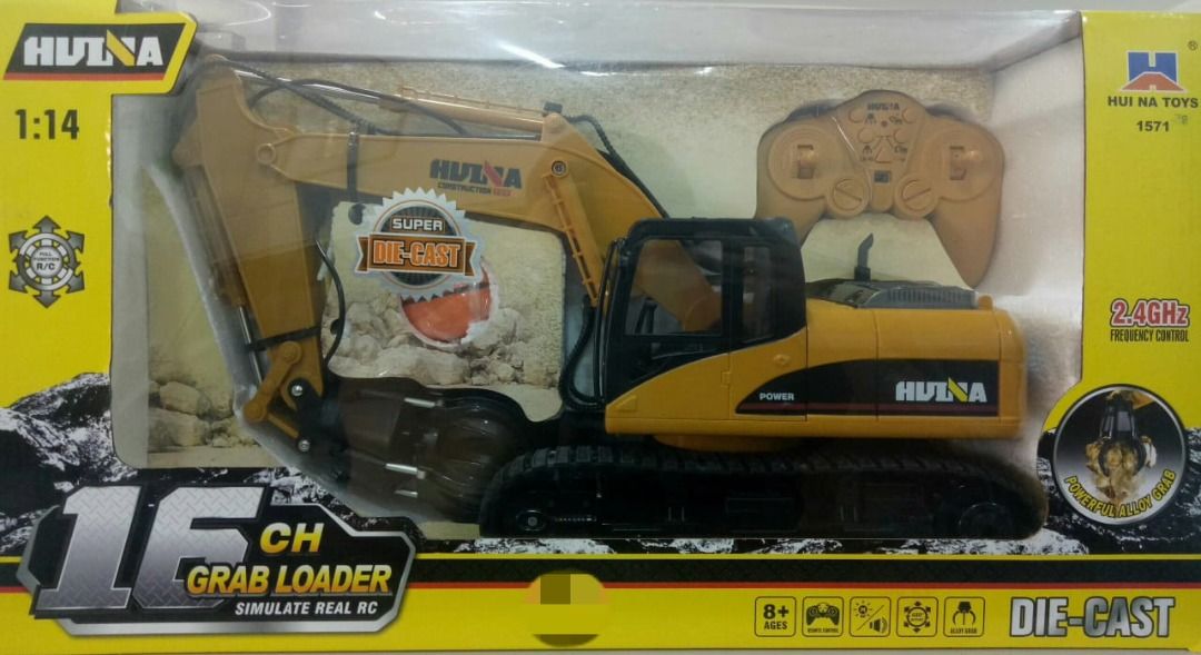 1:14 Scale Remote Control Grab Loader Excavator Truck 2.4ghz Toy ...