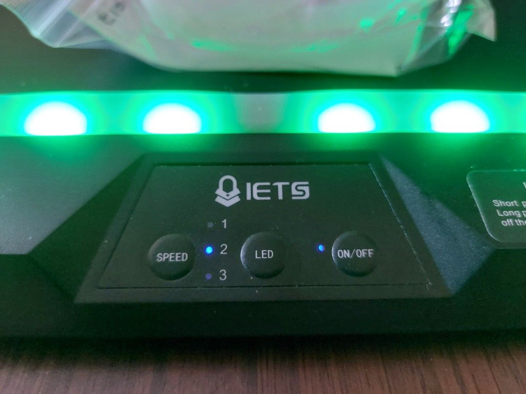 IETS GT300S RGB Laptop Cooling Pad, Computers & Tech, Parts ...