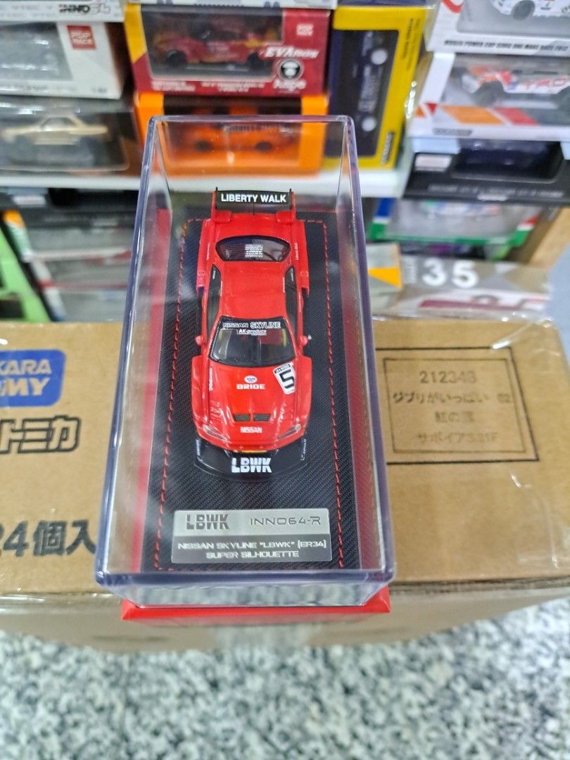 INNO 64 RESIN 1/64 Nissan Skyline "LBWK" ER34 Super Silhouette, 興趣及遊戲 ...
