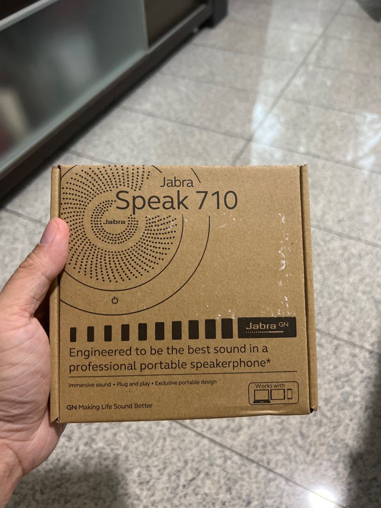 Jabra Speak 710 professional portable speakerphone, Audio, Soundbars ...