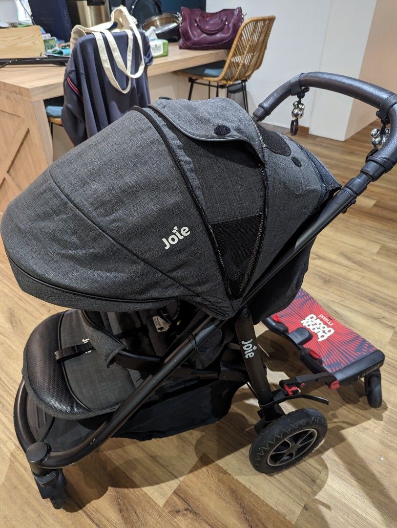 Joie Mytrax Flex Stroller + Buggy board Maxi, Babies & Kids, Going Out ...