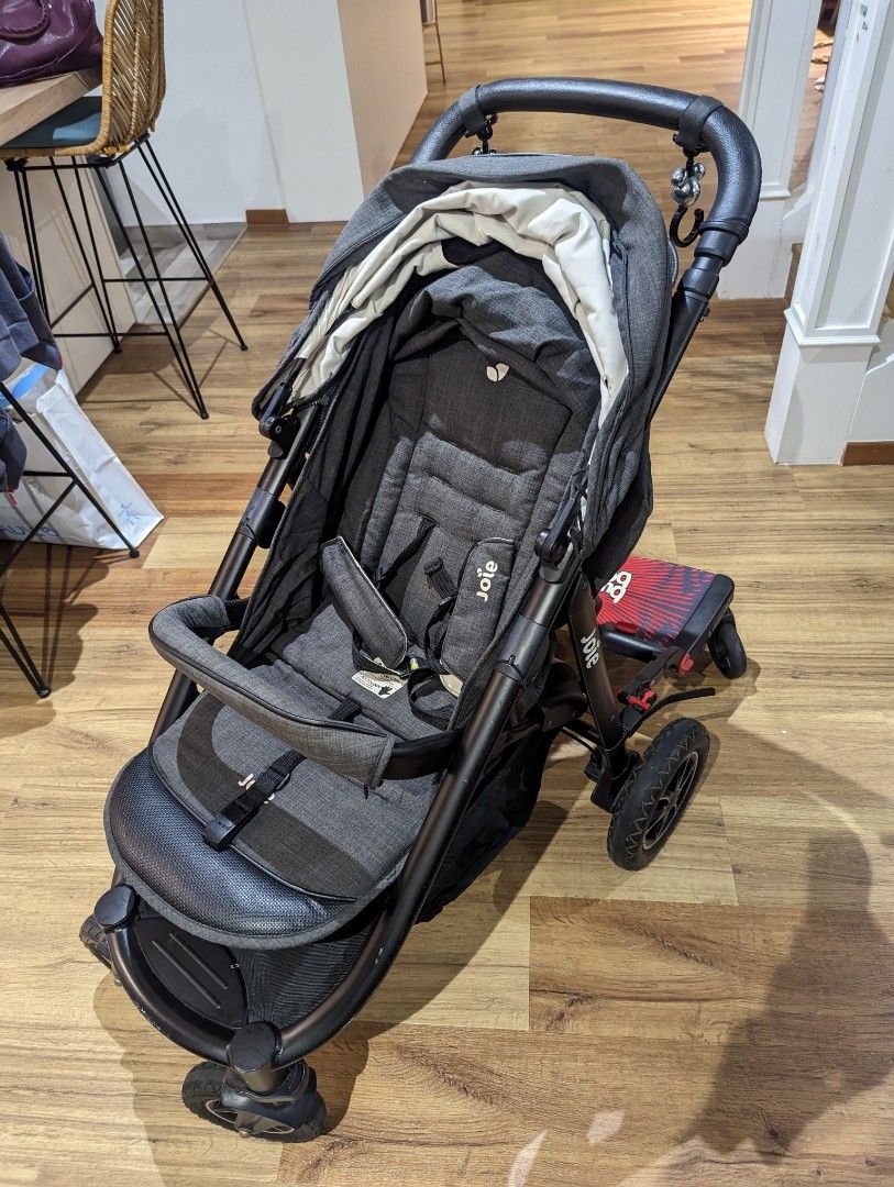 Joie Mytrax Flex Stroller + Buggy board Maxi, Babies & Kids, Going Out ...