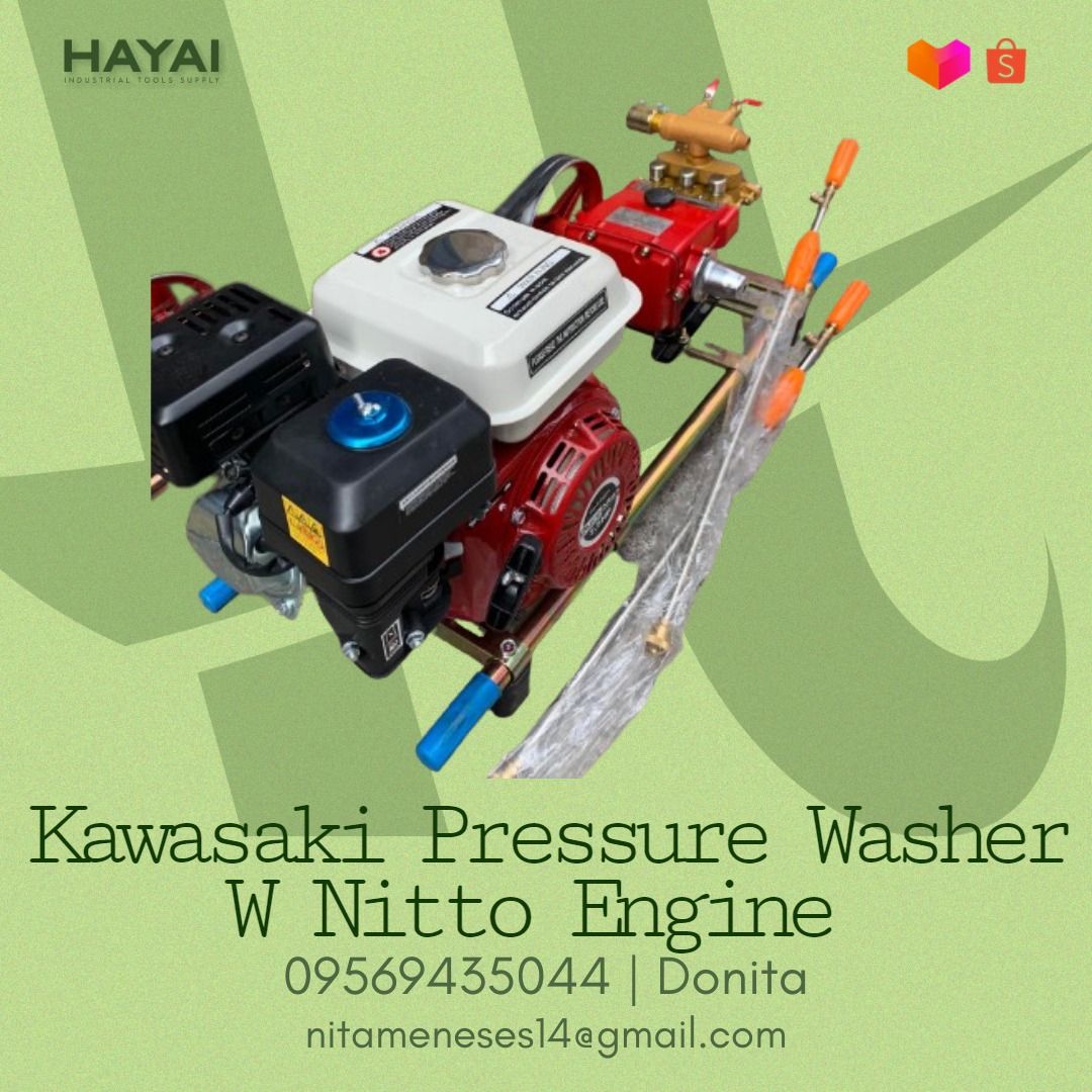 Kawasaki Pressure Washer W Nitto Engine, Commercial & Industrial ...