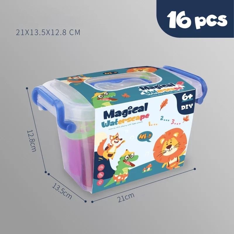 Kids DIY magical waterscape toy safe to play water aqua educational ...