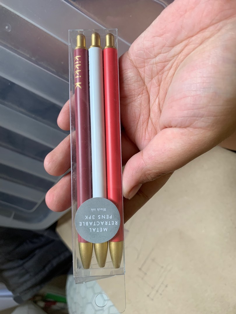 KIKKIK KIKKI K KIKKI.K METAL RETRACTABLE PENS, Hobbies & Toys ...