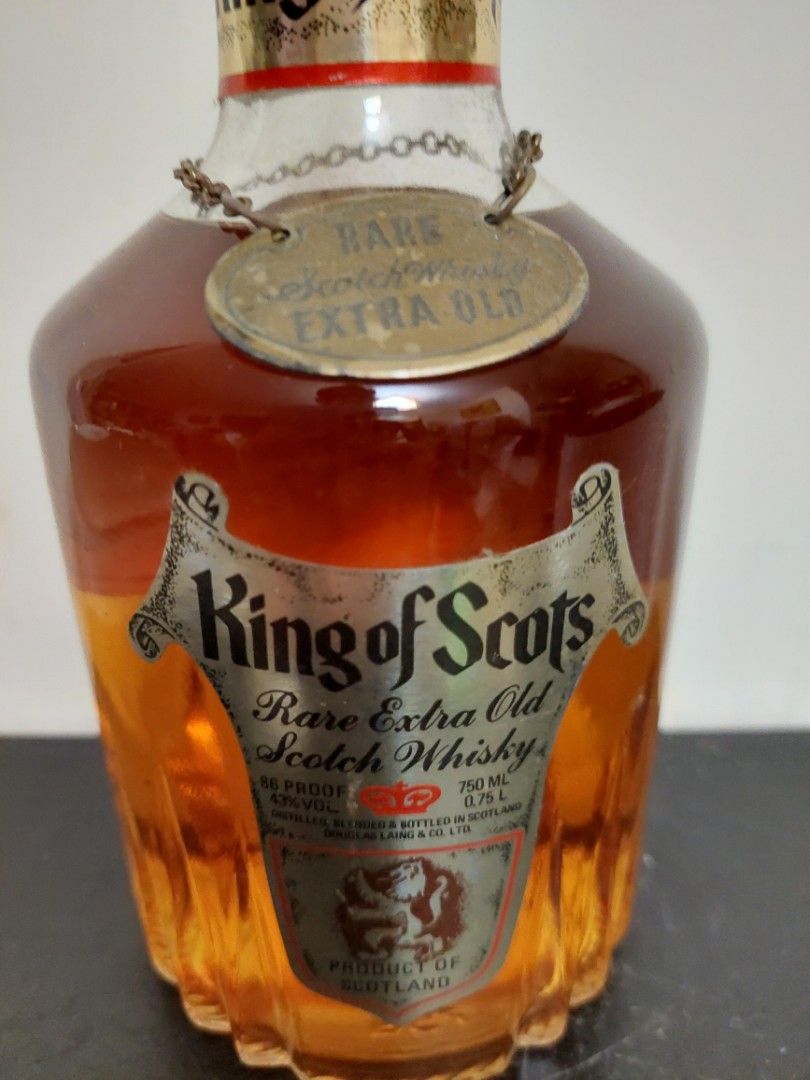 King of Scotsrare extra old scotch whisky 750ml 43%, 嘢食 & 嘢飲, 酒精飲料 - Carousell
