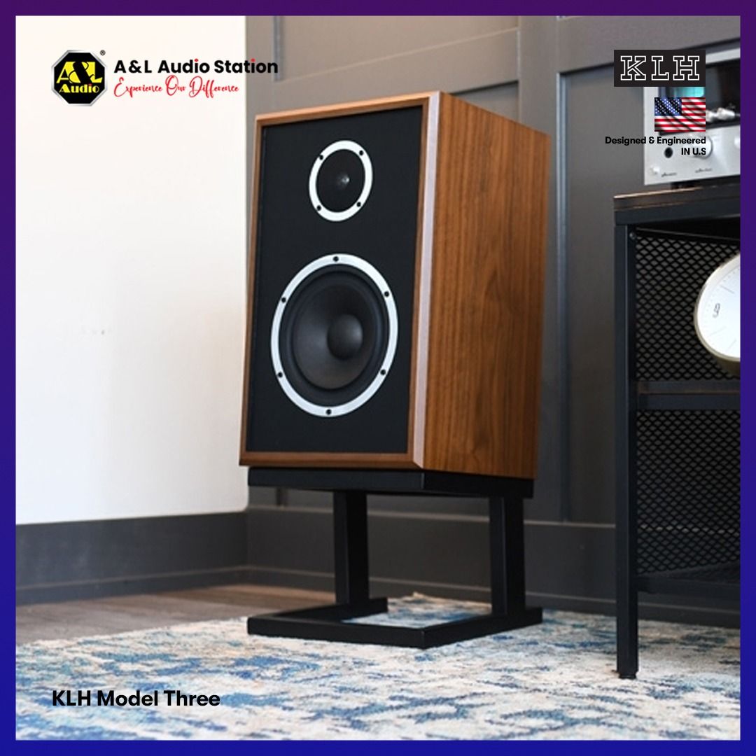 KLH Model Three Bookshelf Speaker | Acoustic Suspension Speakers ...