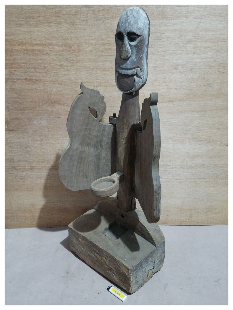 Lampu Jodog Primitif Jawa Motif Cakilan Bahan Kayu Jati - Ep.2BB on ...