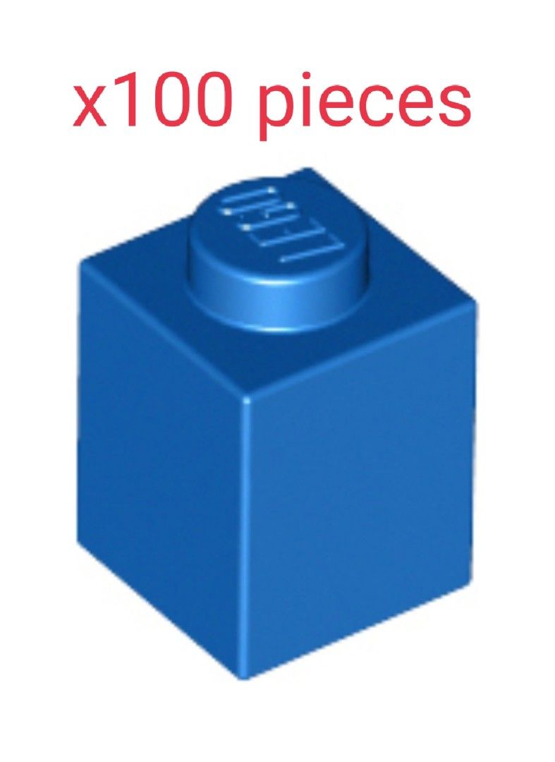 Lego 3005 brick 1x1 (x100 pieces) A, Hobbies & Toys, Toys & Games on Carousell
