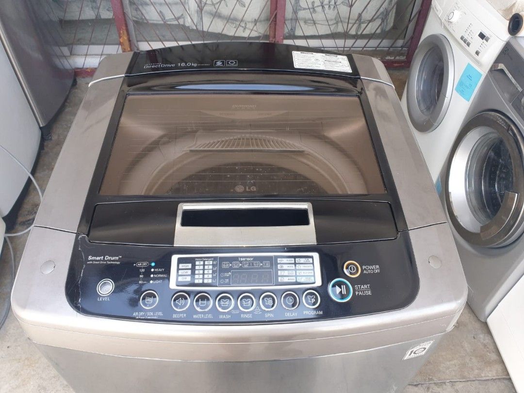 LG DD inverter washing machine 16.0kg rm750, TV & Home Appliances, Washing Machines and Dryers ...