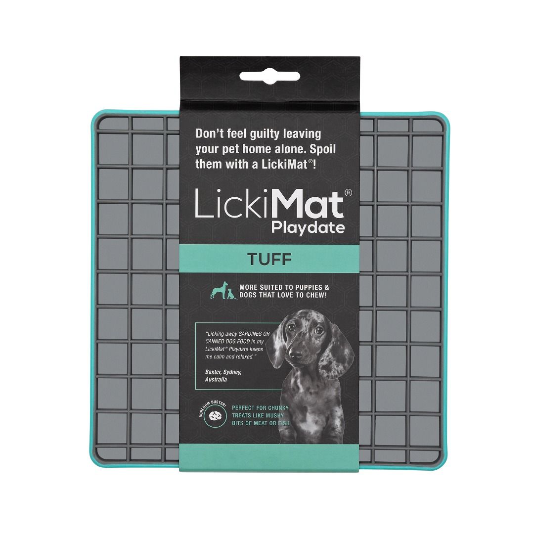 LickiMat Tuff Playdate Slow Feeder Mat Collection | Lick Mat, Slow ...