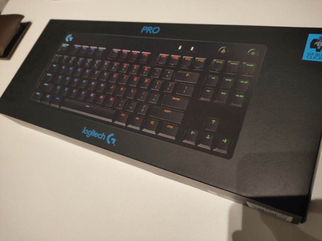 Logitech G Pro X Blue Clicky Mechanical Keyboard, Computers & Tech ...