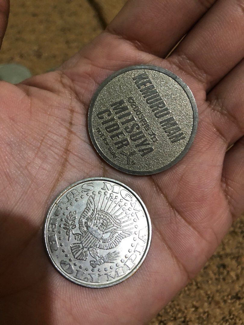 Lot set of old vintage amusement park coins on Carousell