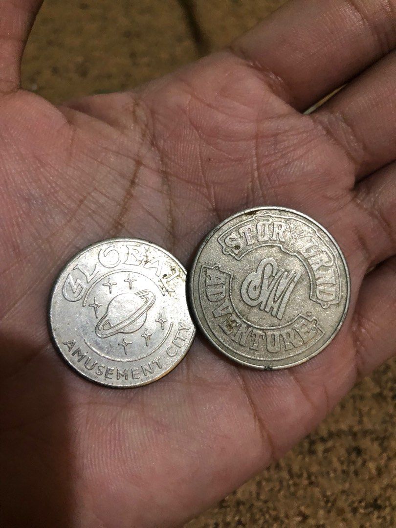 Lot set of old vintage amusement park coins on Carousell