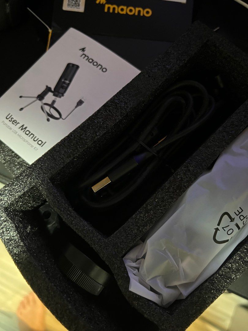 Maono microphone, Audio, Microphones on Carousell