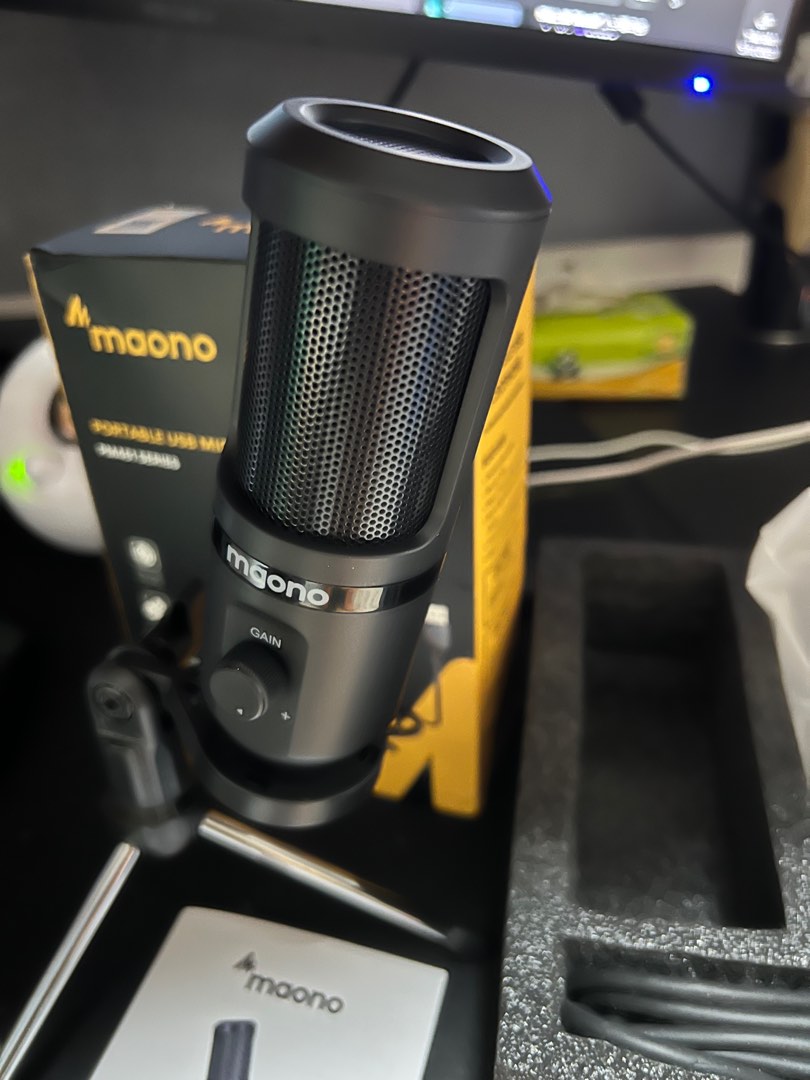 Maono microphone, Audio, Microphones on Carousell
