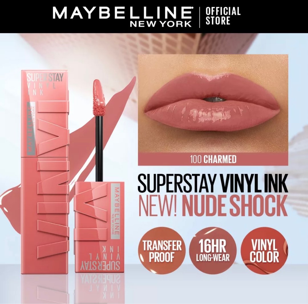 Maybelline Vinyl Ink - Charmed, Beauty & Personal Care, Face, Makeup on ...