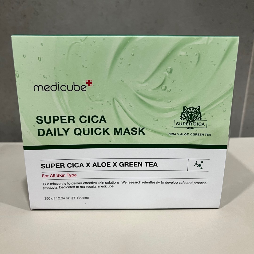 Medicube Super Cica Daily Quick Mask 350g (30 sheets), Beauty ...