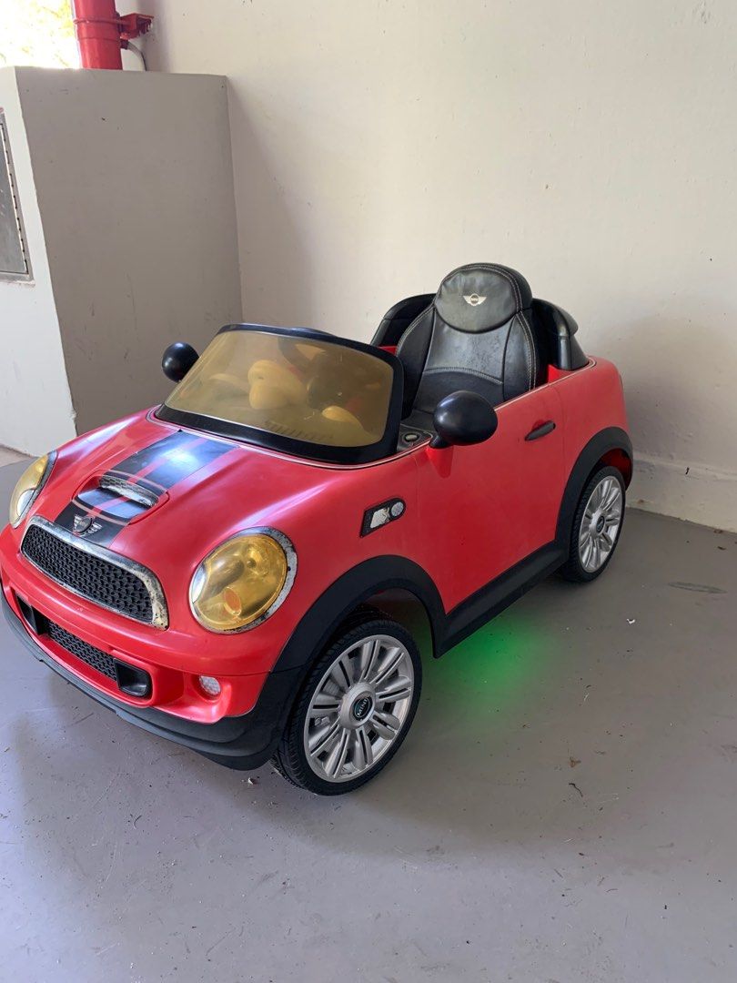 Mini Cooper kids electric car, Hobbies & Toys, Toys & Games on Carousell