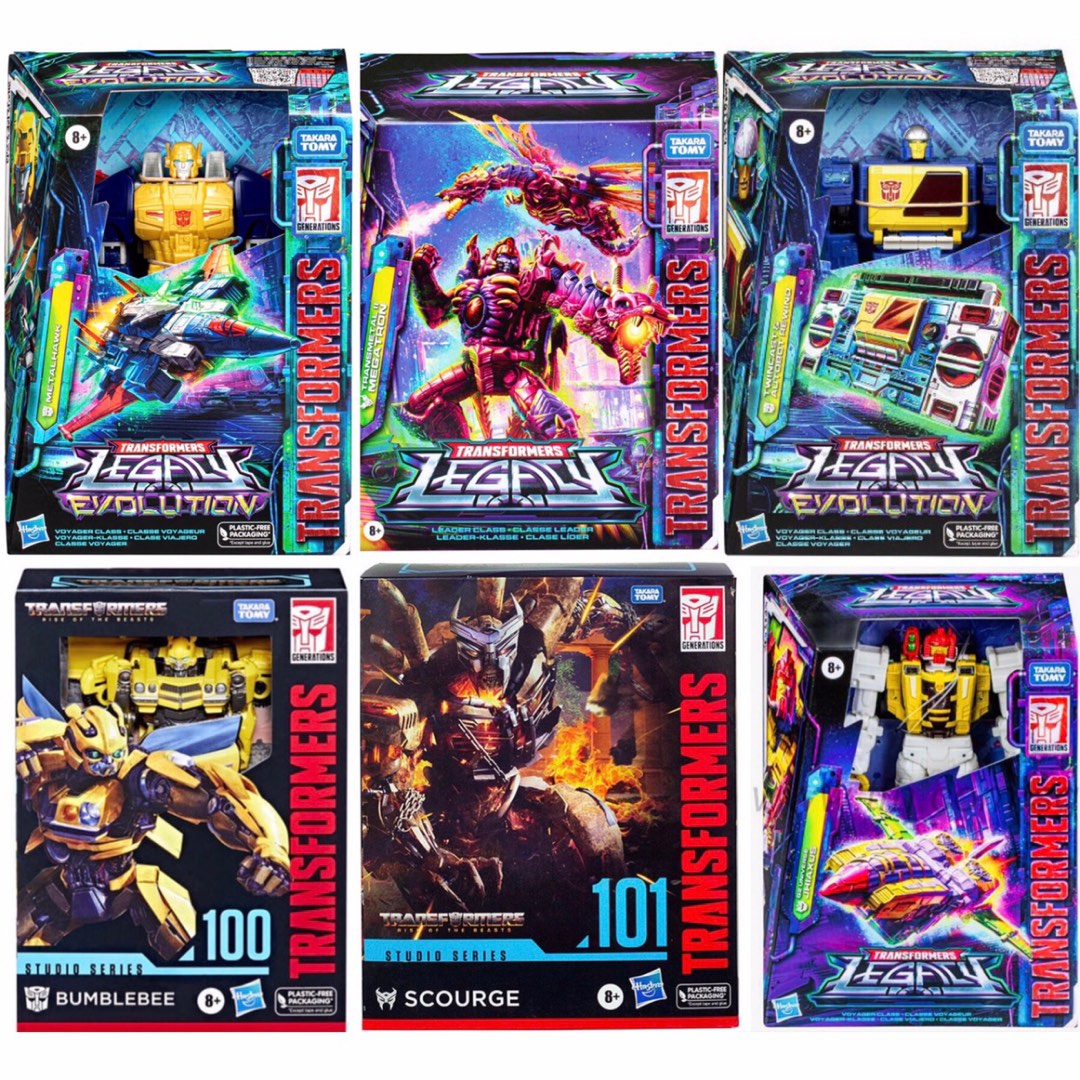 MISB Transformers Deluxe Kingdom Arcee, Rise of the Beasts Studio ...