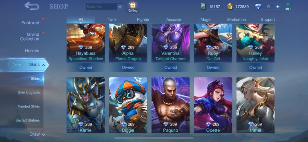 Mobile Legends/ML Account (LF Offer), Video Gaming, Gaming Accessories ...