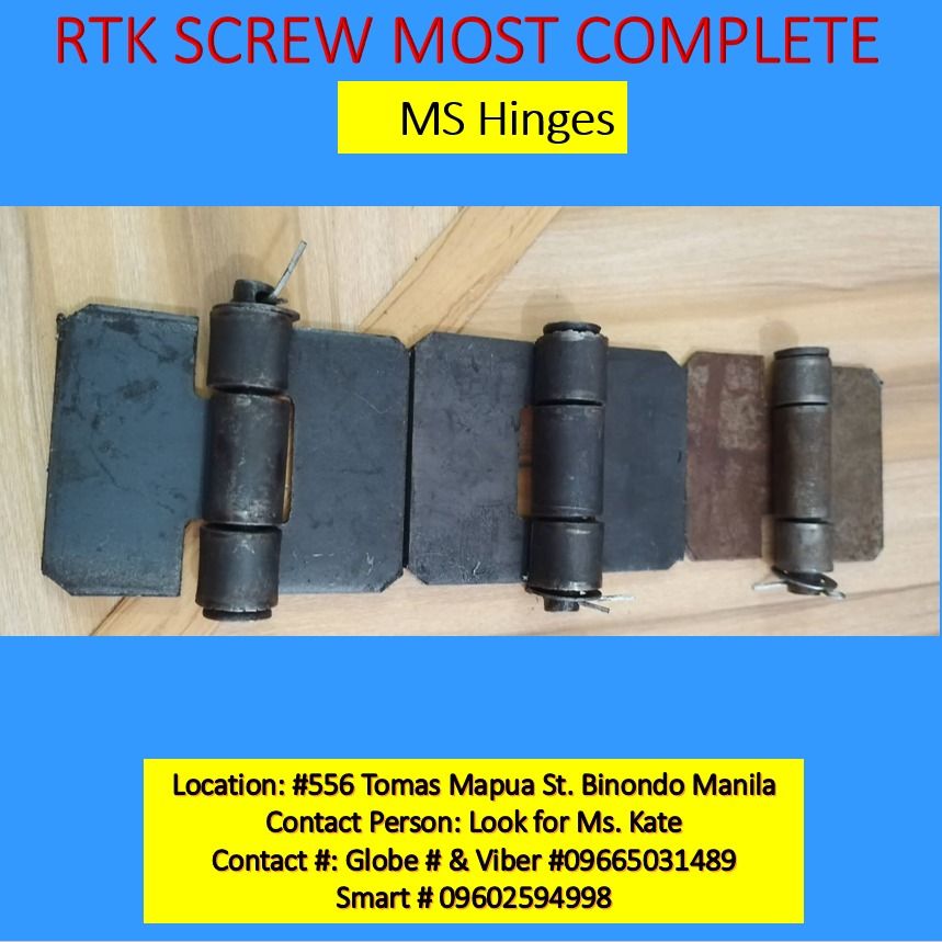 MS hinge, Commercial & Industrial, Construction Tools & Equipment on ...