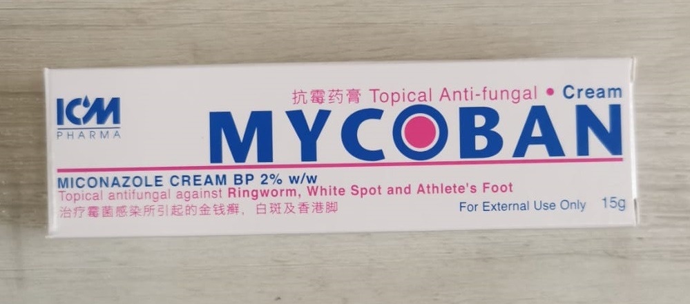 Mycoban Topical Anti-fungal cream (15g), Health & Nutrition, Medical ...