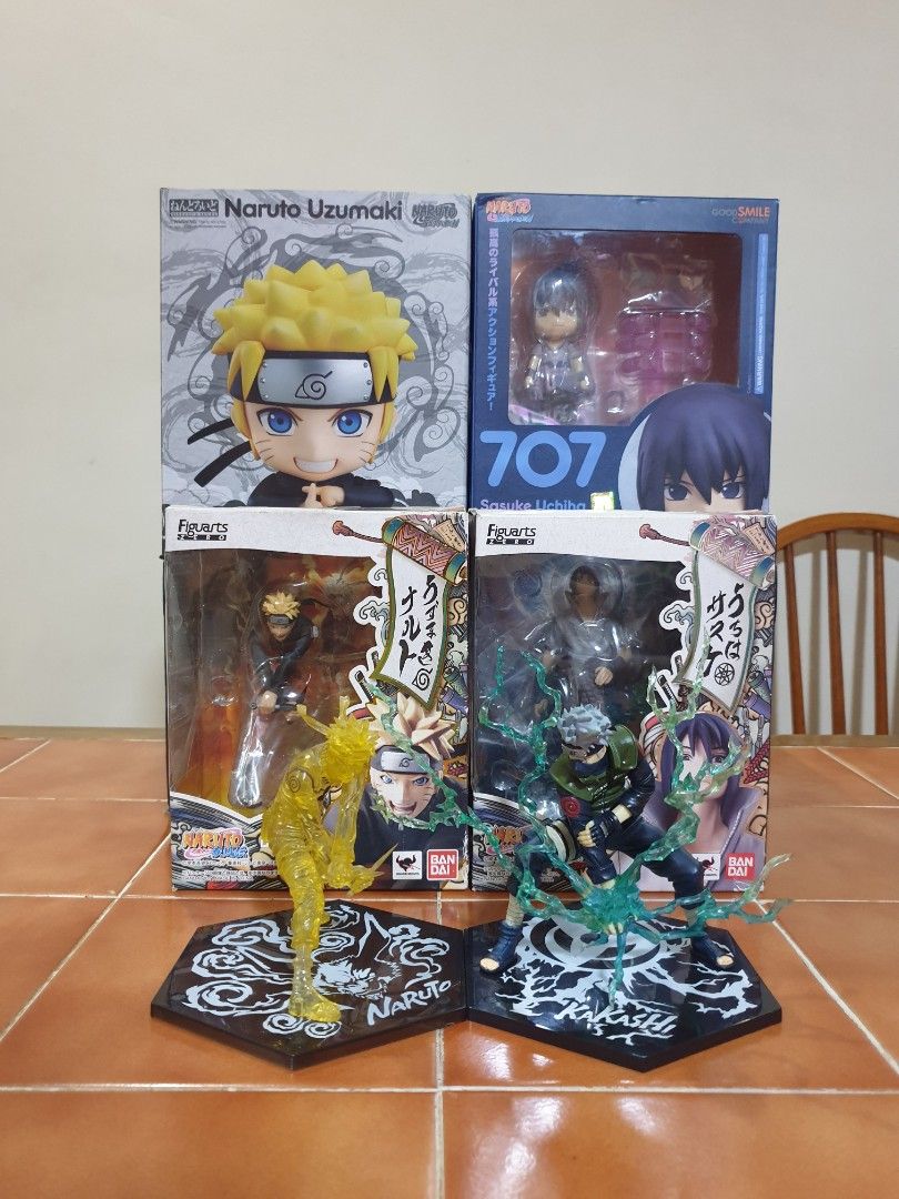 Naruto - Nendoroid & Figuarts Zero - Uzumaki Naruto - Uchiha Sasuke ...