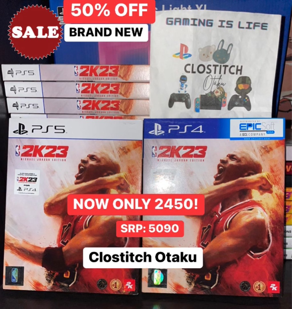 NBA 2K23 PS5, PS4 Michael Jordan Edition ( Brand New ), Video Gaming ...